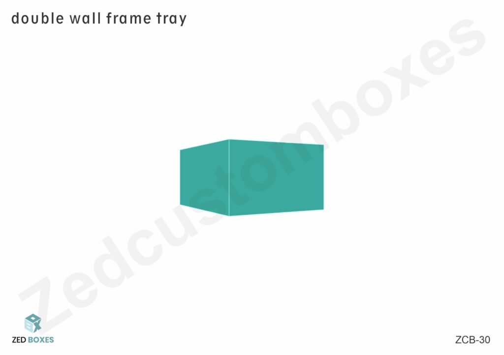 Double Wall Frame Tray - Zed Custom Boxes - Custom box manufacturer