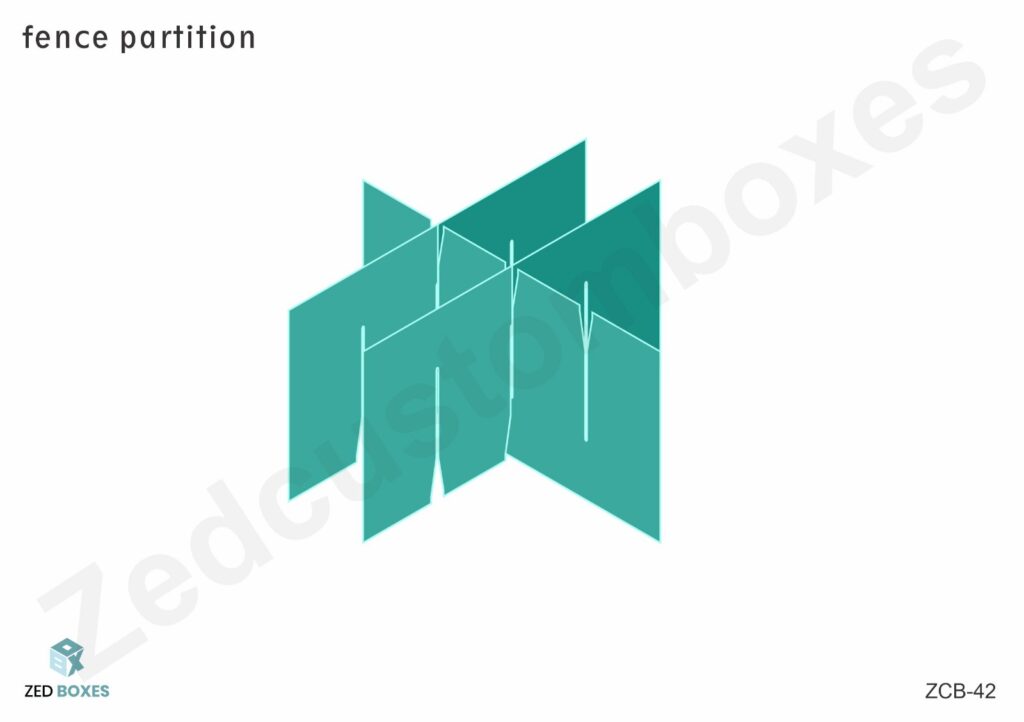 Fence Partition - Zed Custom Boxes - Custom box manufacturer