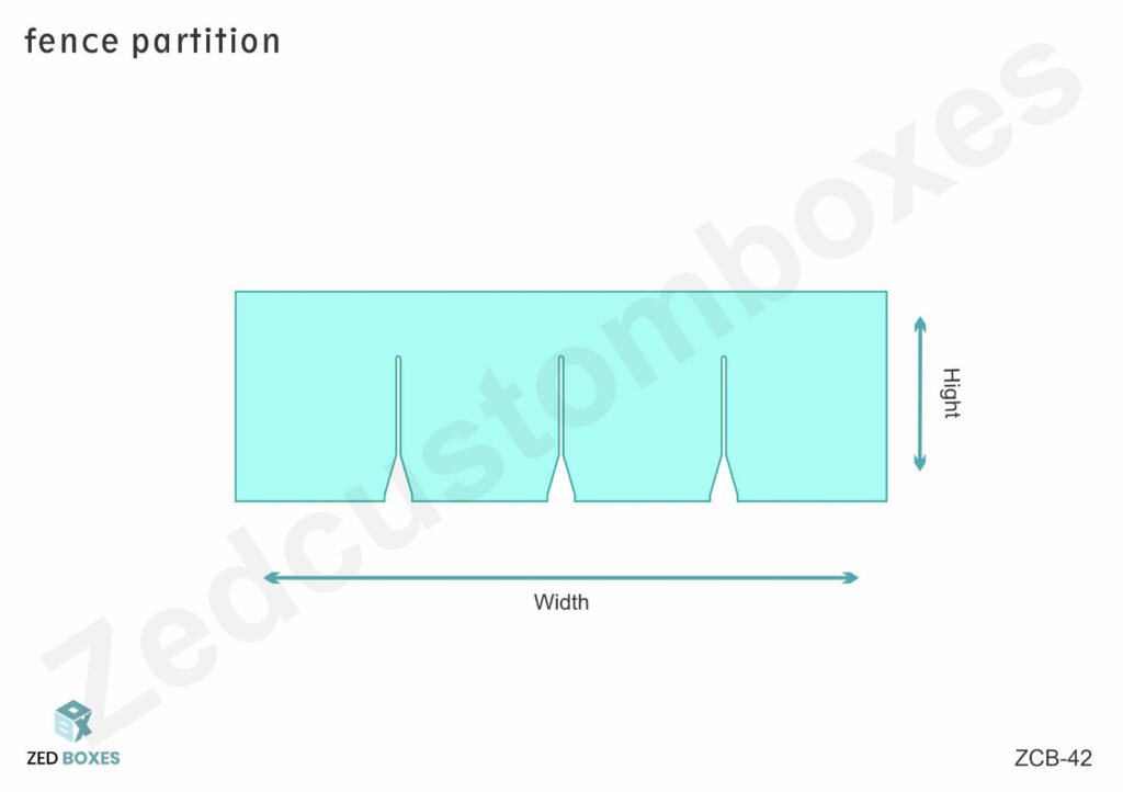 Fence Partition - Zed Custom Boxes - Custom box manufacturer
