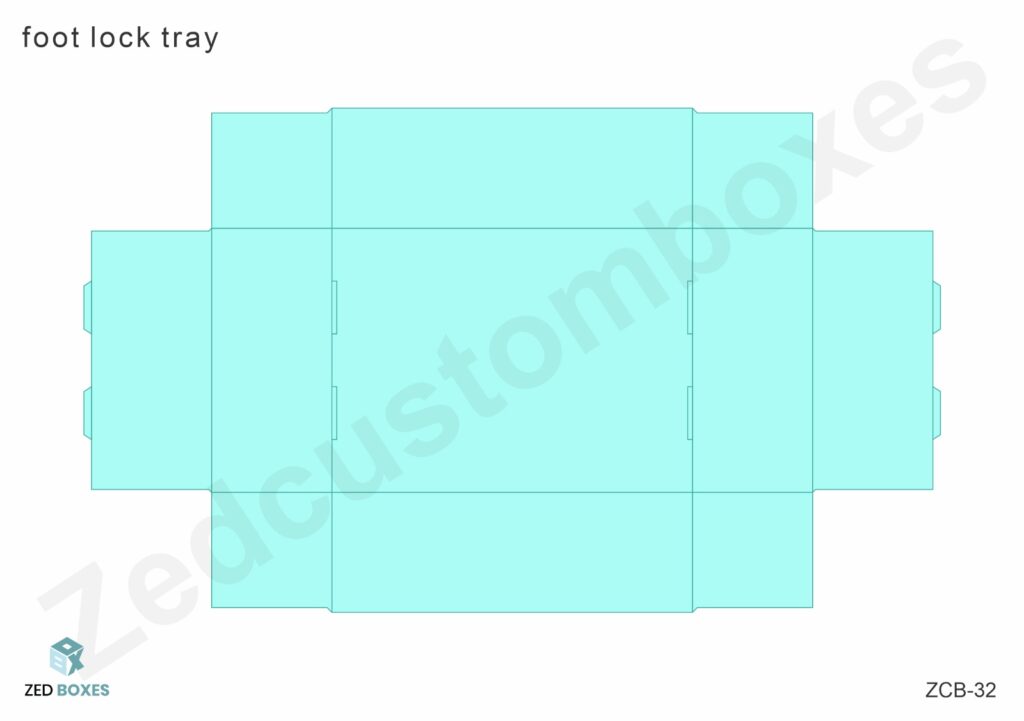 Foot Lock Tray - Zed Custom Boxes - Custom box manufacturer