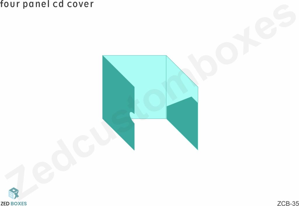 Four Panel CD Cover - Zed Custom Boxes - Custom box manufacturer