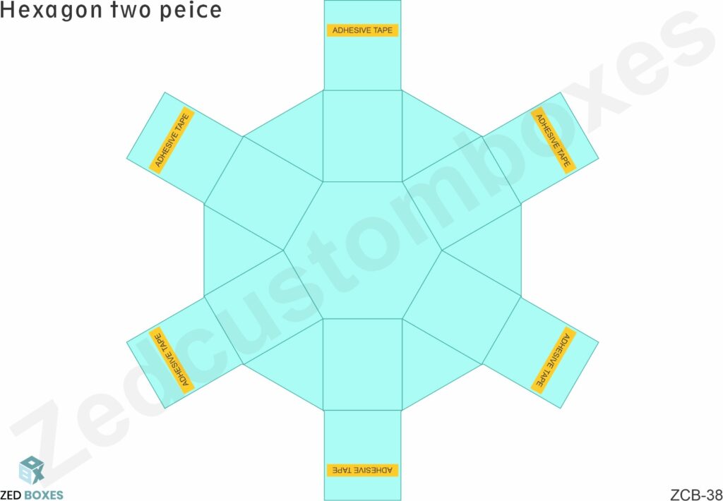 Hexagon 2pc Box - Zed Custom Boxes - Custom box manufacturer