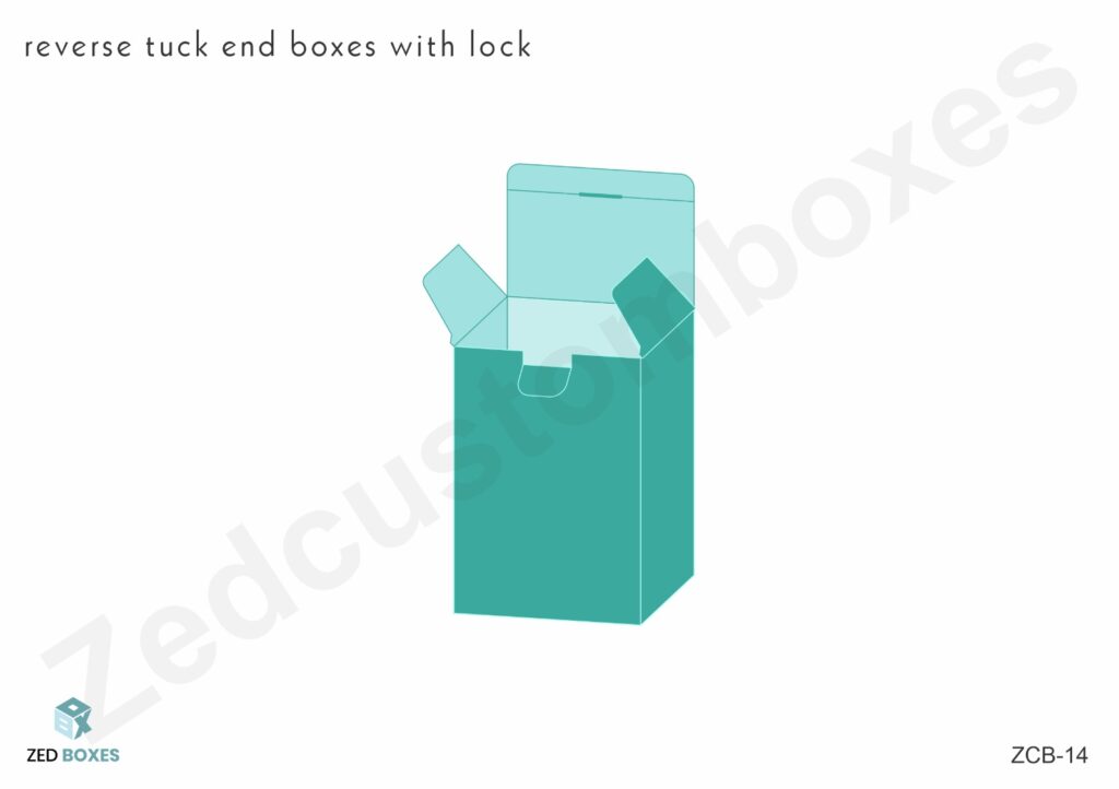 Reverse Tuck End With Lock - Zed Custom Boxes - Custom box manufacturer